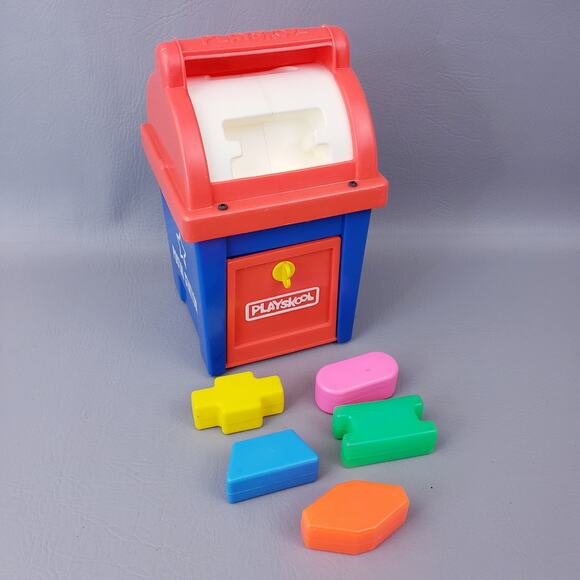 Playskool | Toys | Vintage Playskool Postal Station Toy Mailbox Shape ...